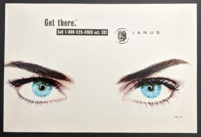 Janus Investment Print Ad Poster Art PROMO Original Funds Advert 1996 ...