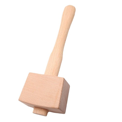 Small Wooden Mallet Leathercraft Hammer Wood Tool Woodworking Hammer ...