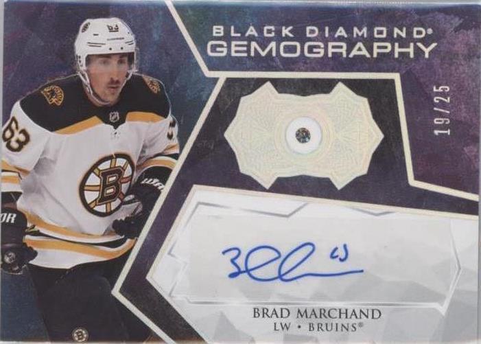 2020-21 Upper Deck Black Diamond - Gemography Autograph Diamonds Brad ...