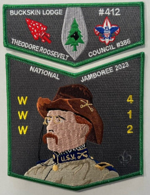 Theodore Roosevelt Council National Jamboree OA Patch Set 2023 | eBay