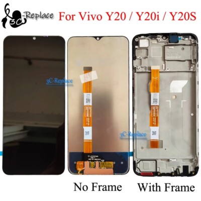 For Vivo Y20 Y20i Y20S 2020 2021 v2027 v2029 V2043 LCD Display Screen ...