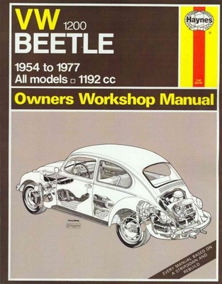 Haynes Volkswagen Beetle 1200 Owners Workshop Manual, Paperback by ...