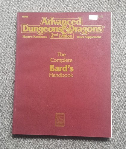 Advanced Dungeons & Dragons (AD&D) - The Complete Bard's Handbook - 2127 | eBay