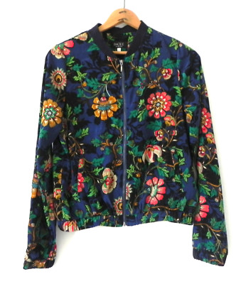 Bajee by BeCool jacket Full Zip Poly Pockets Floral Long Sleeve Size M ...