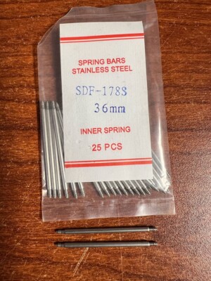 1 Pair Watch Band Spring Bars - 36mm x 1.8mm | eBay