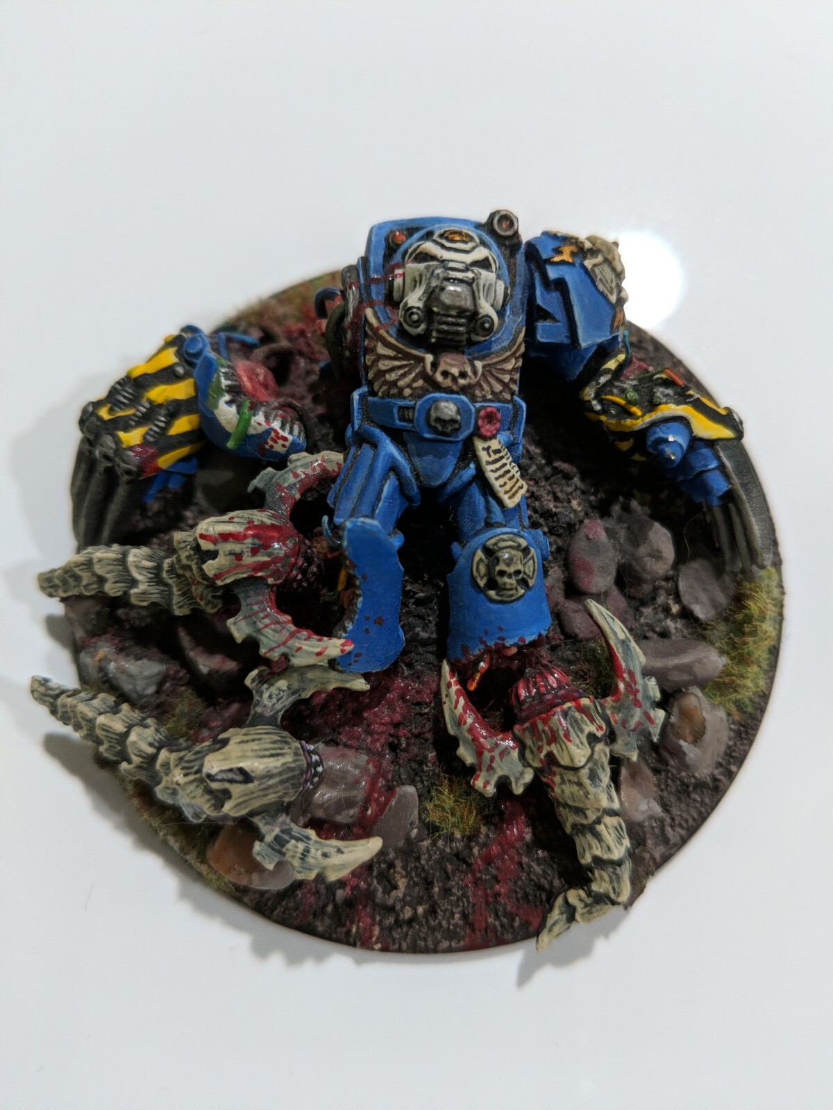 Warhammer 40K Custom Space Marine Tyranid Ripper Swarm Painted OOP ...