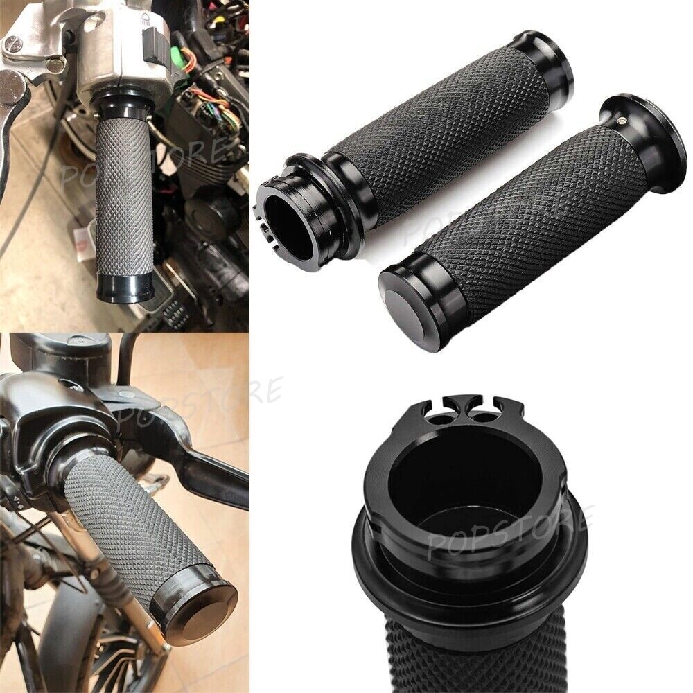 1'' Handle Bar Hand Grips for Honda Shadow VT ACE Aero Spirit VLX 600 ...