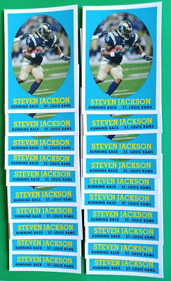 LOT OF 20 2007 TOPPS TURN BACK THE CLOCK STEVEN JACKSON #12 PROMO LA ...