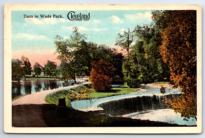 Postcard OH, View Of WADE PARK DAM, Cleveland, Ohio, Circa 1915 Posted ...