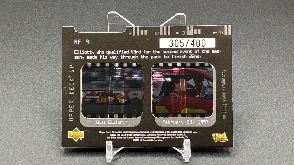 1997 SP Race Film Bill Elliott #9 305/400 | eBay