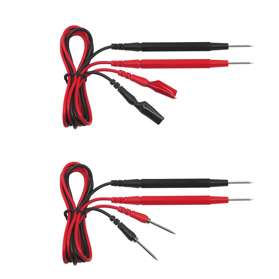 16Pcs/Set Copper Multimeter Test Lead Cable Probes Accessories For Volt ...