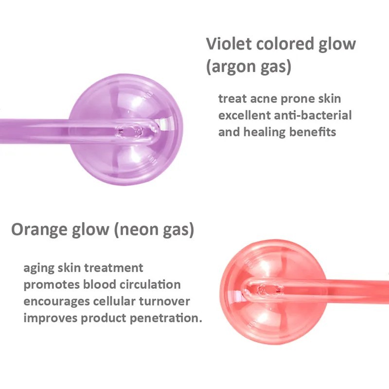 Jellen High Frequency Violet Ray Machine Device With Violet or Orange ...