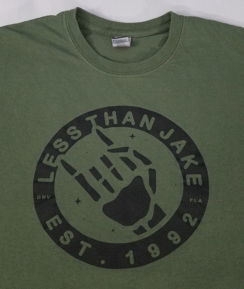 Less Than Jake Est. 1992 Gainesville Florida shirt size 2XL ska punk ...
