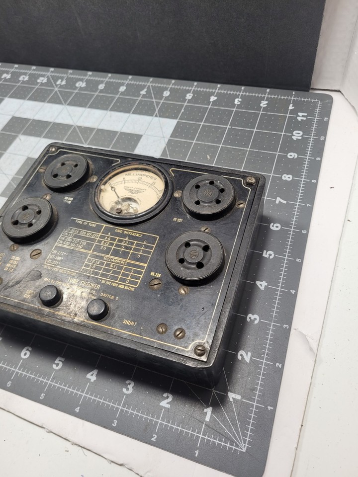RADIO PRODUCTS TUBE TESTER - 4 PIN TUBE UX SERIES 5 PIN TUBE UX | eBay