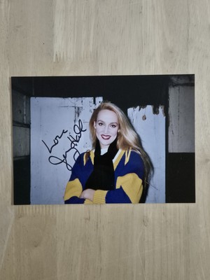 Jerry HALL -"Batman" etc Very Popular American Actress & Model-Signed ...