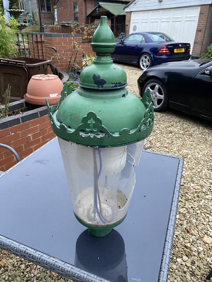 LARGE LAMP POST TOP Edwardian Style Lamp Post Electric | eBay
