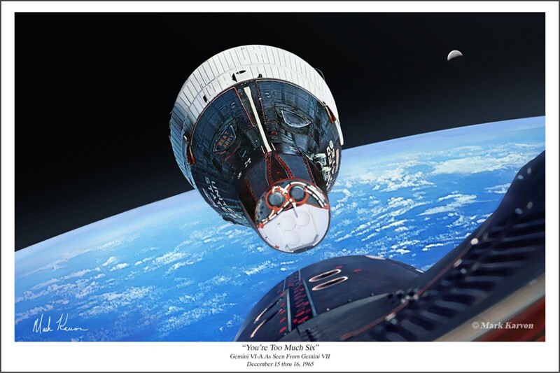Gemini Spacecraft Art