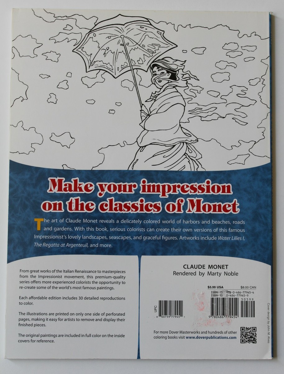 Coloring Pages, Claude Monet