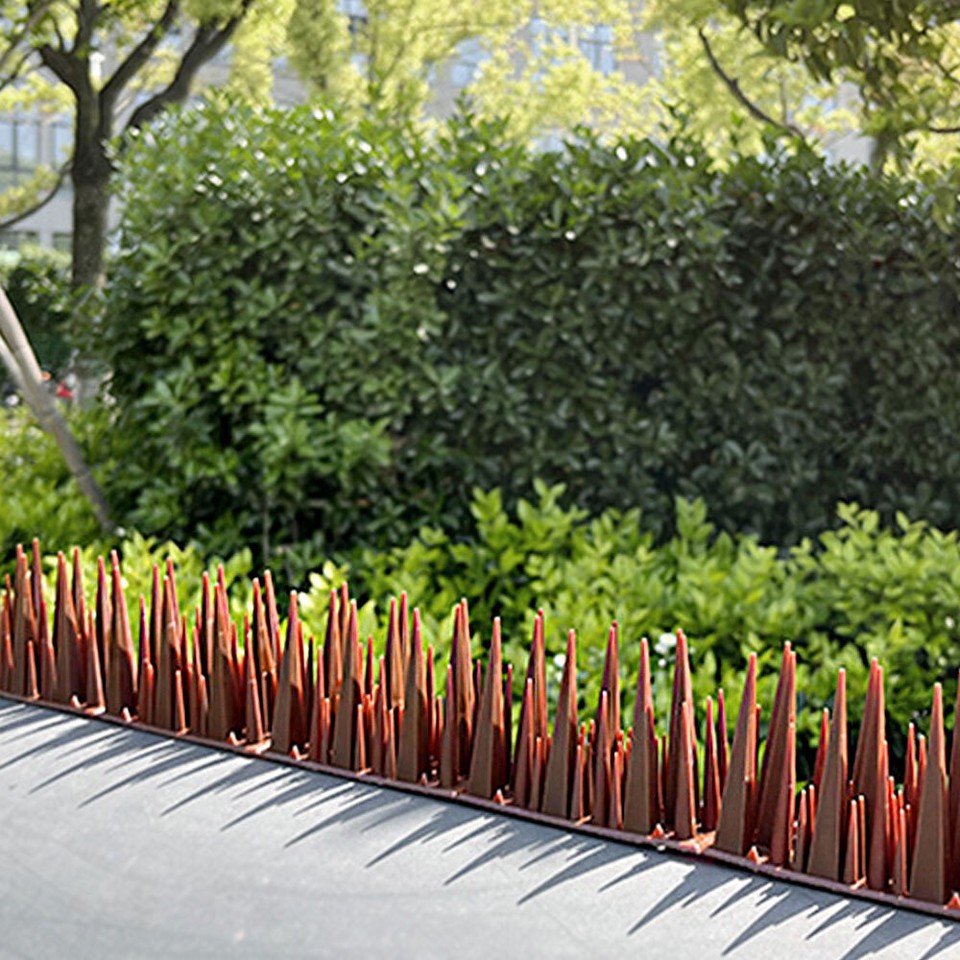 20 Wall & Fence Spikes Strips Garden Bird Spikes for Cats Pigeon Climb ...