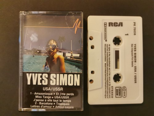 Yves Simon " Usa/ussr" Cassette Audio K7 Audiotape | eBay
