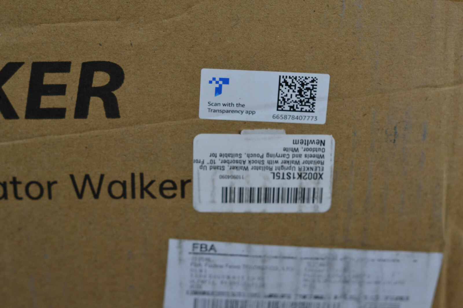 HFK-9211B ELENKER® Upright Rollator Stand Up Walker with Shock ...