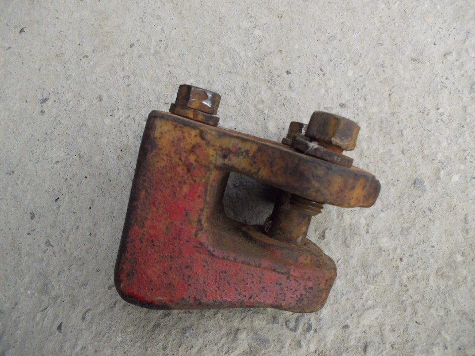 Farmall M IH Tractor drawbar draw bar anchor bracket w/ bolts + main ...