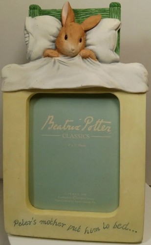 Vintage Beatrix Potter Peter Rabbit Baby Picture Frame Unused-New Other ...