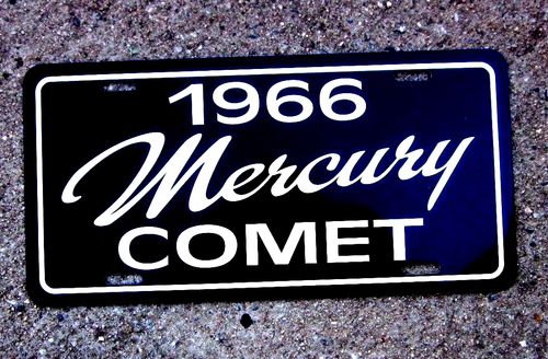 1966 Mercury Comet License car plate tag 66 MERC sub compact | eBay