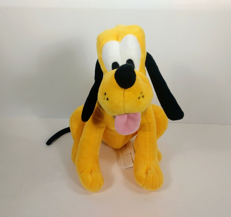 Mickey Mouse & Pluto Bundle With Return To Mickey Dog Tag Plush Disney ...