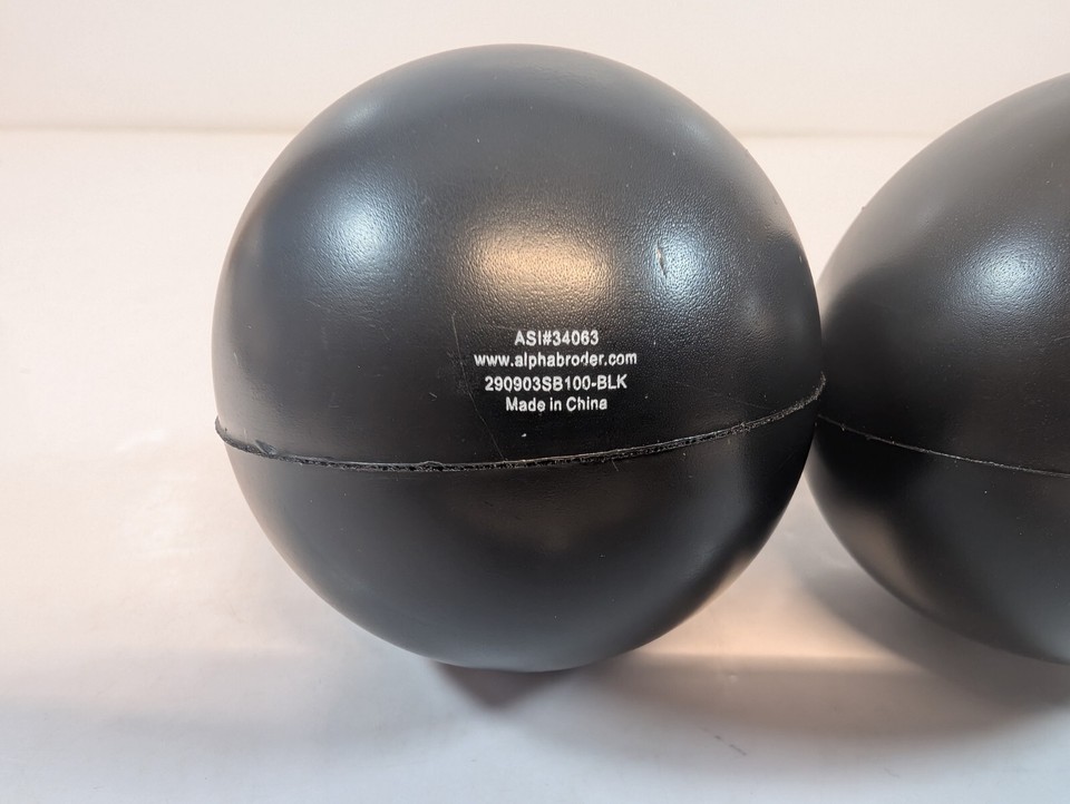2 Hand Exercise Stress Relief Balls, Squeeze Grip Egg Strength ...