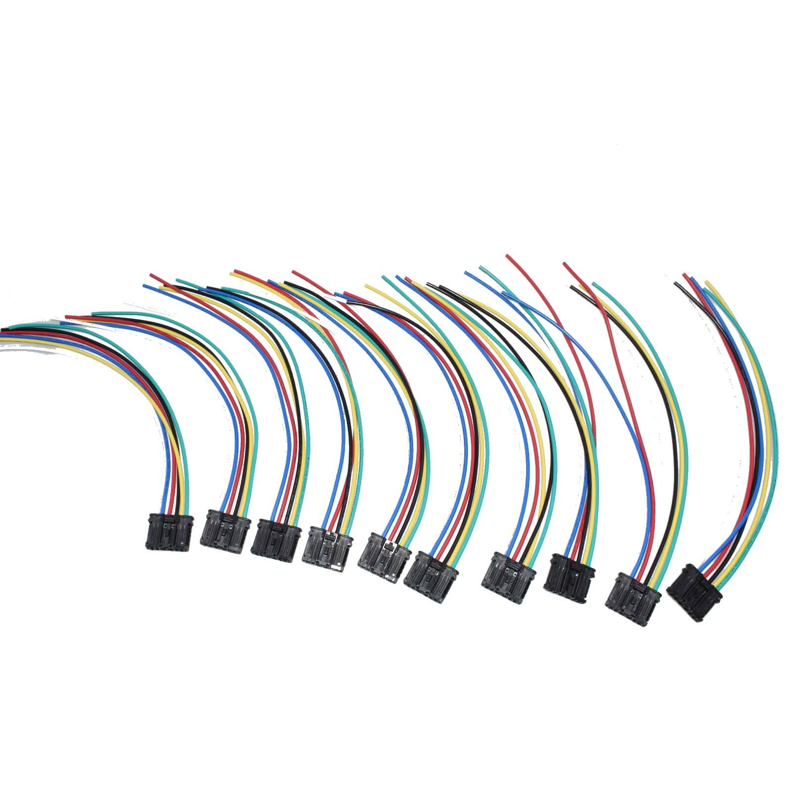 For Peugeot 206 Citroen C3 C4 10Pcs Rear Tail Light Lamp Loom Harness ...