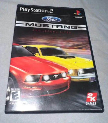 Ford Mustang The Legend Lives Racing Game Sony PlayStation 2 PS2 ...