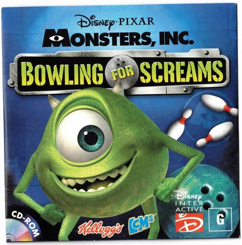 Disney Pixar Monsters Inc: Bowling for Screams PC CD Rom Computer Video ...