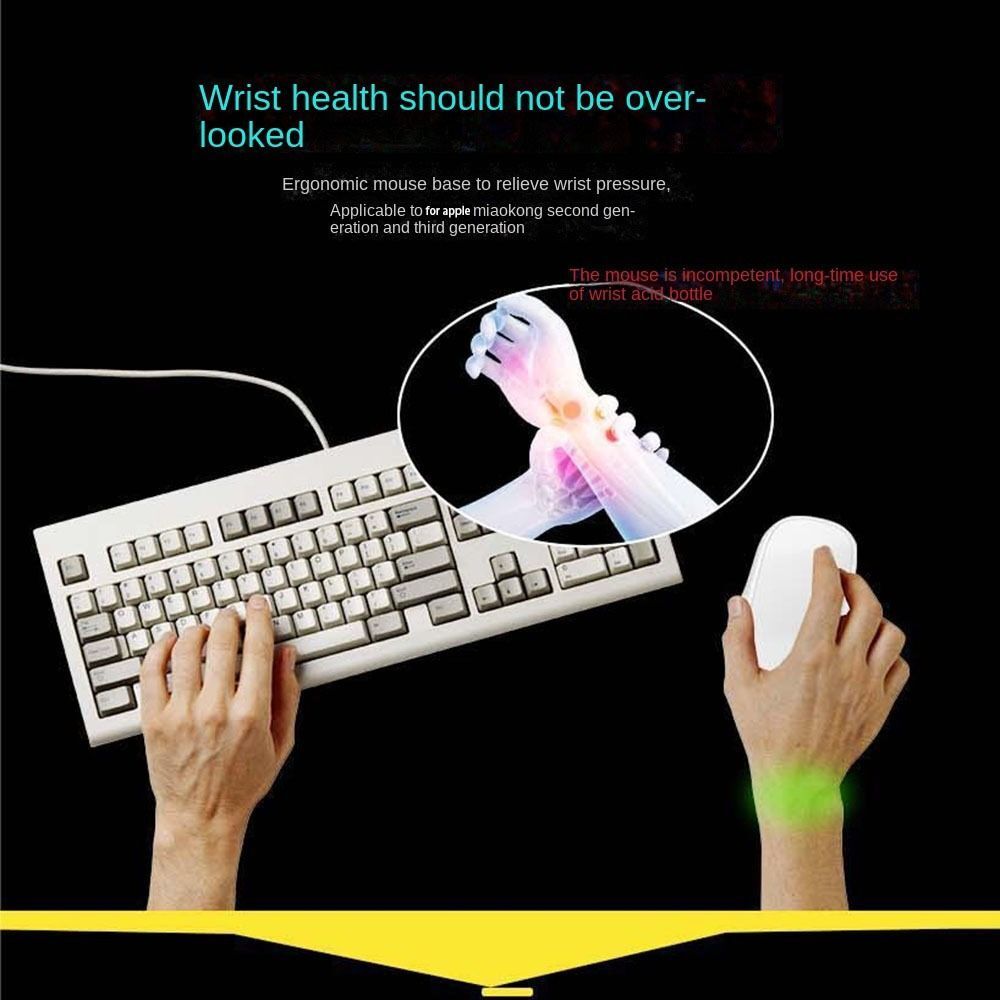 Ergonomic Mouse Grip Support Mouse Base for Apple Magic Mouse Dock PC ...