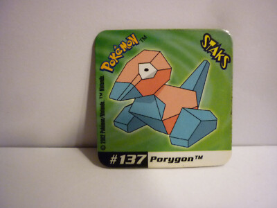 Staks Magnet Aimant Pokémon Nintendo 2002 N° 137 porygon | eBay