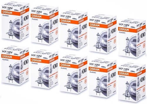 10x Osram H7 64210CLC Classic Lampe 12V 55W Glühlampen Birnen ...