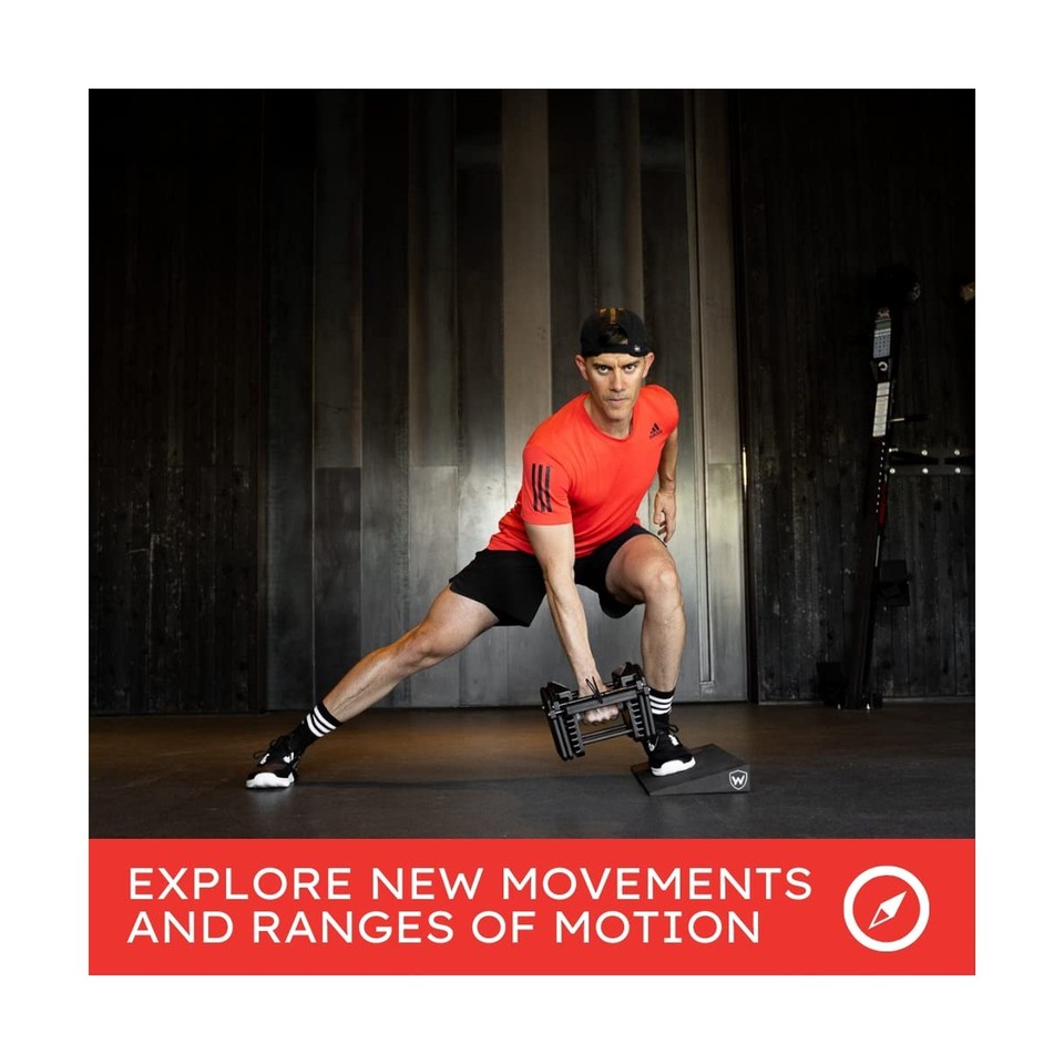 Wolf Wedge Squat Wedge - Slant Board Heel Lift for Strength and Knees ...