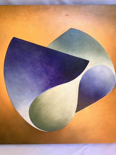 Norman Galinsky’s Signed Listed abstract geometric art Original ...