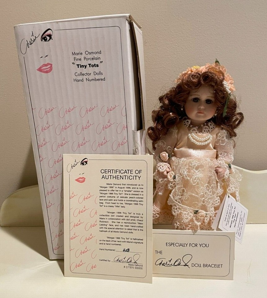Marie Osmond MORGAN 1996 Tiny Tots Doll ~ MEIN LIEBLING face Cheryl ...