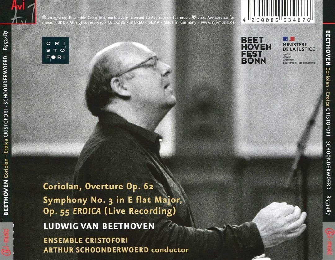 ENSEMBLE CRISTOFORI / ARTHUR SCHOONDERWOERD BEETHOVEN: CORIOLAN ...
