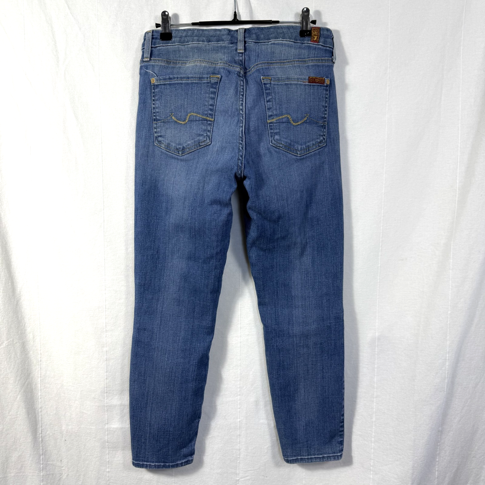 7 For All Mankind Jeans Women's Size 29 Kimmie Crop Mid Rise Stretch ...