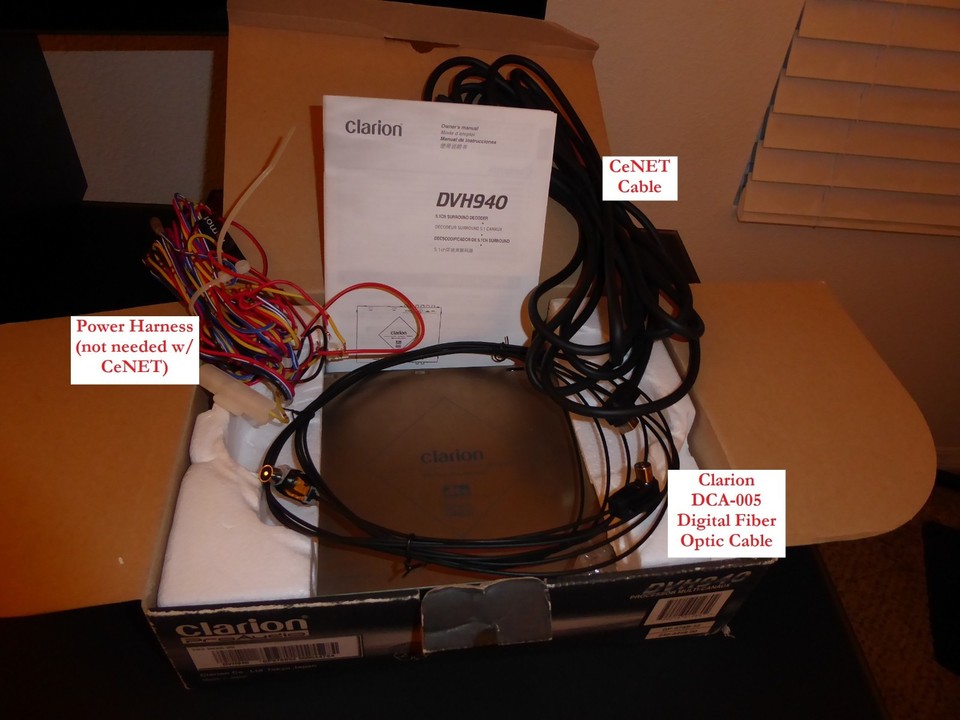RARE Clarion CeNET Complete Setup MAX675VD TTX7501z NAX980HD DSH920S ...