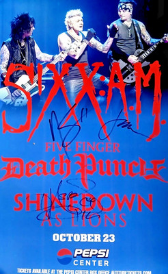Sixx Am Signed Gig concert poster Oct. 23,2016 Denver Co. Nikki Sixx | eBay