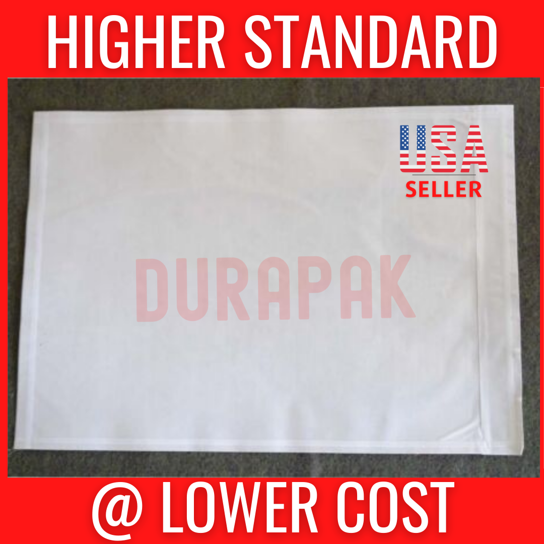 1000~ 7X10" Clear Plain Packing Slip Invoice Shipping Label Envelope ...