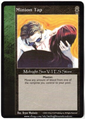 Minion Tap Camarilla Edition V:TES VTES Vampire CCG | eBay