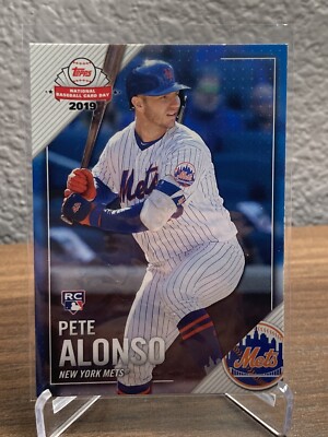 Pete Alonso 2019 Topps National Baseball Card Day #18 Rookie Card RC ...