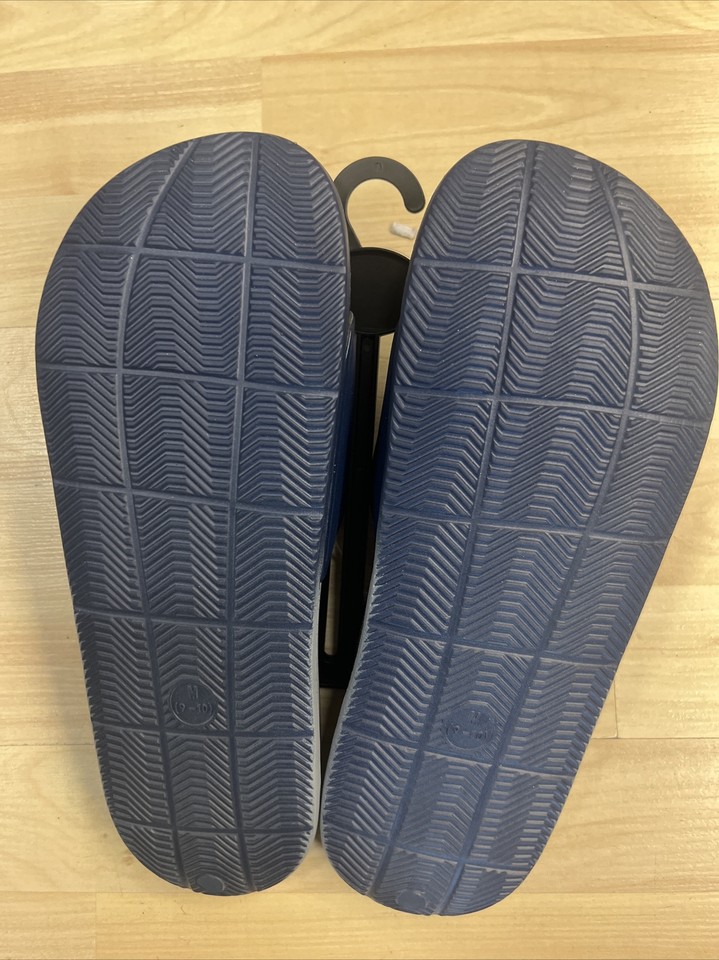 Men’s Dallas Cowboys Team Logo Navy Gray Slides Sandals By Foco Size 9/ ...