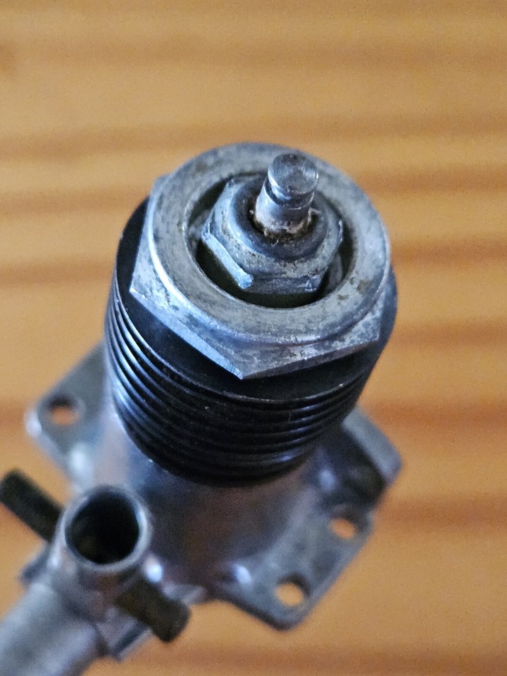 VTG OK CUB 049 B C/L NITRO MODEL AIRPLANE ENGINE wTANK & PARTS PISTON ...