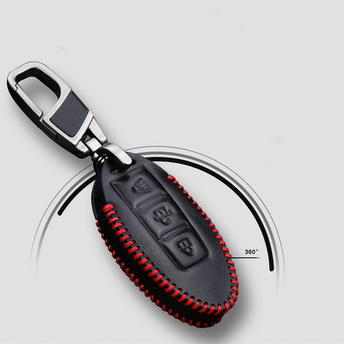 Leather Remote Car Key Case Cover Fob Shell For Nissan Altima Infiniti ...