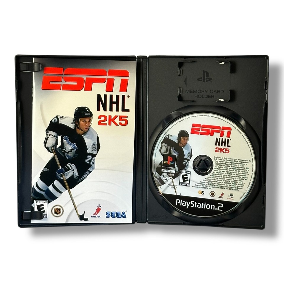 ESPN NHL 2K5 Ps2 (Sony PlayStation 2, 2004) Martin St Louis Complete ...